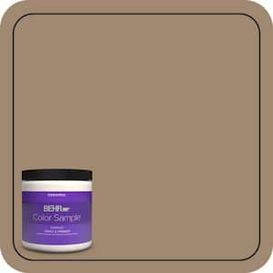 BEHR PREMIUM PLUS 1 gal. #700D-5 Toffee Crunch Flat Exterior Paint ...