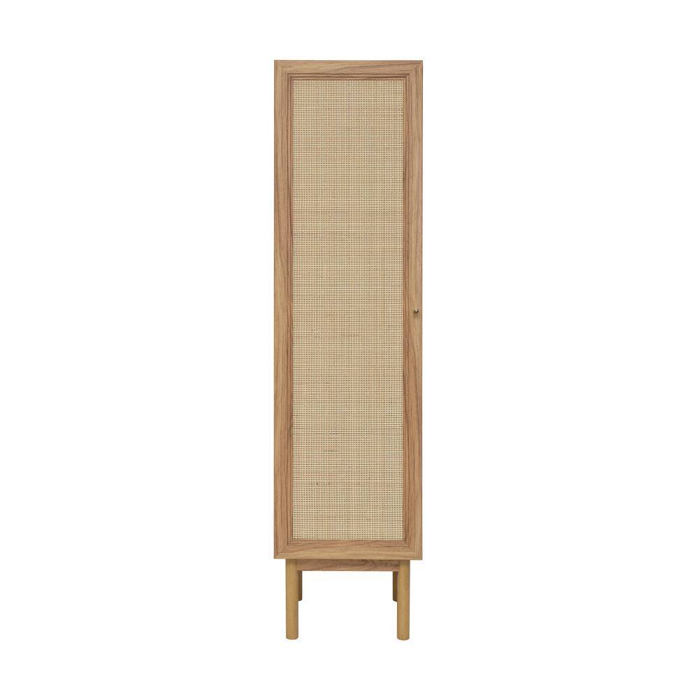 Swiss Madison Classe 15 in. W x 15 in. D x 60 in. H Brown MDF Linen ...