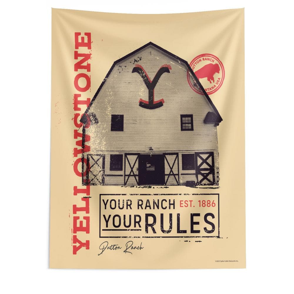 THE NORTHWEST GROUP Paramount Yellowstone Your Rules Printed Wall ...