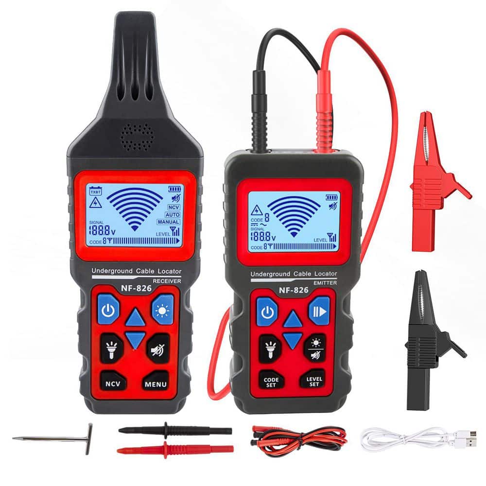 Lukyamzn Underground Cable Locator Wire Tracker for Dog Fence Cables ...