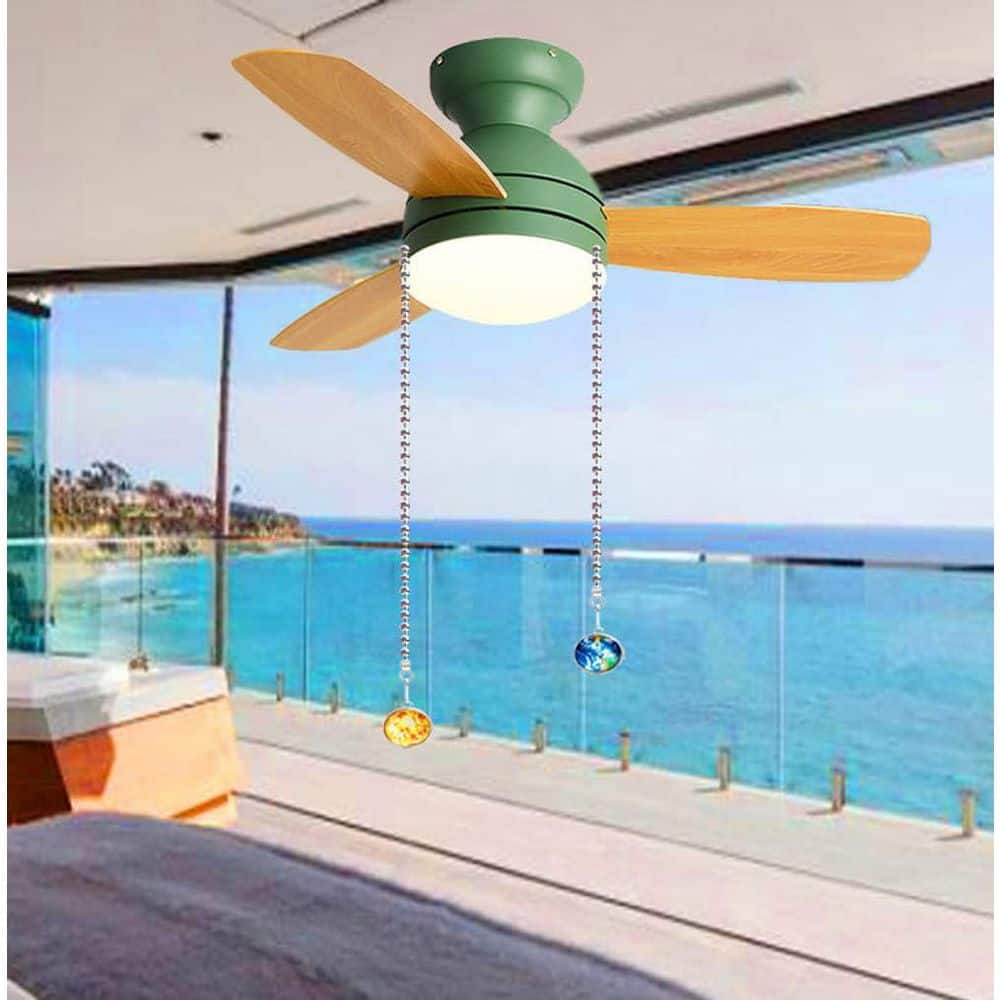 phyfalip Planet Charm 12 in. Blue Yellow Ceiling Fan Pull Chains with Connector 2-Pack ...