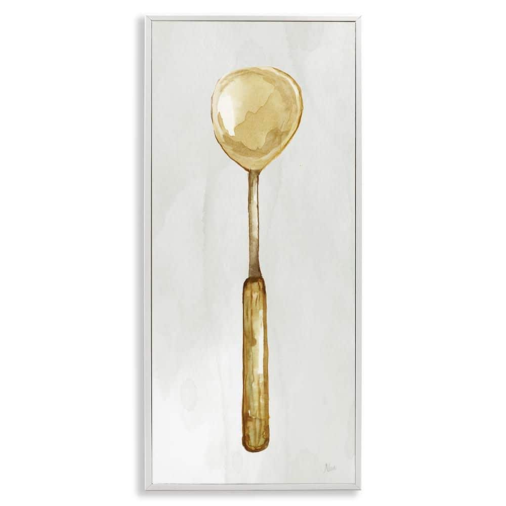 Stupell Industries Rustic Kitchen Utensil by Nan White Framed Food ...