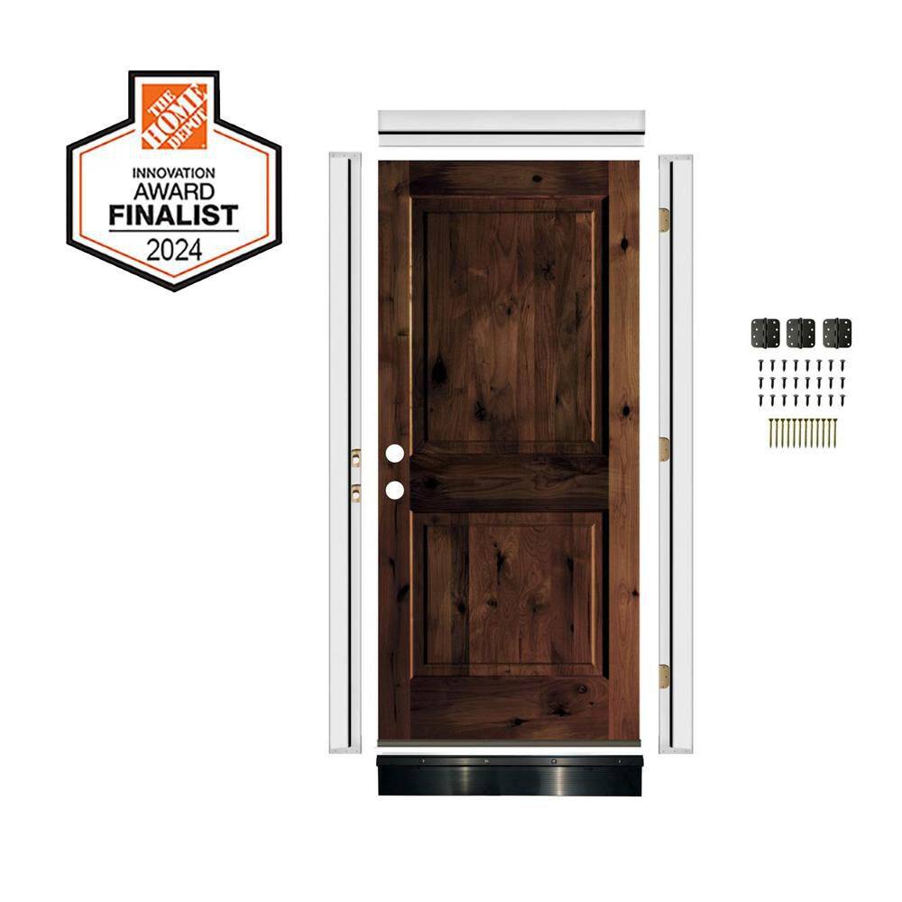 Krosswood Doors Ready-To-Assemble 36 in. x 80 in. Knotty Alder Square ...