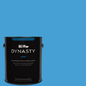 BEHR DYNASTY 1 gal. #P500-5 Peaceful River Satin Enamel Exterior Stain ...