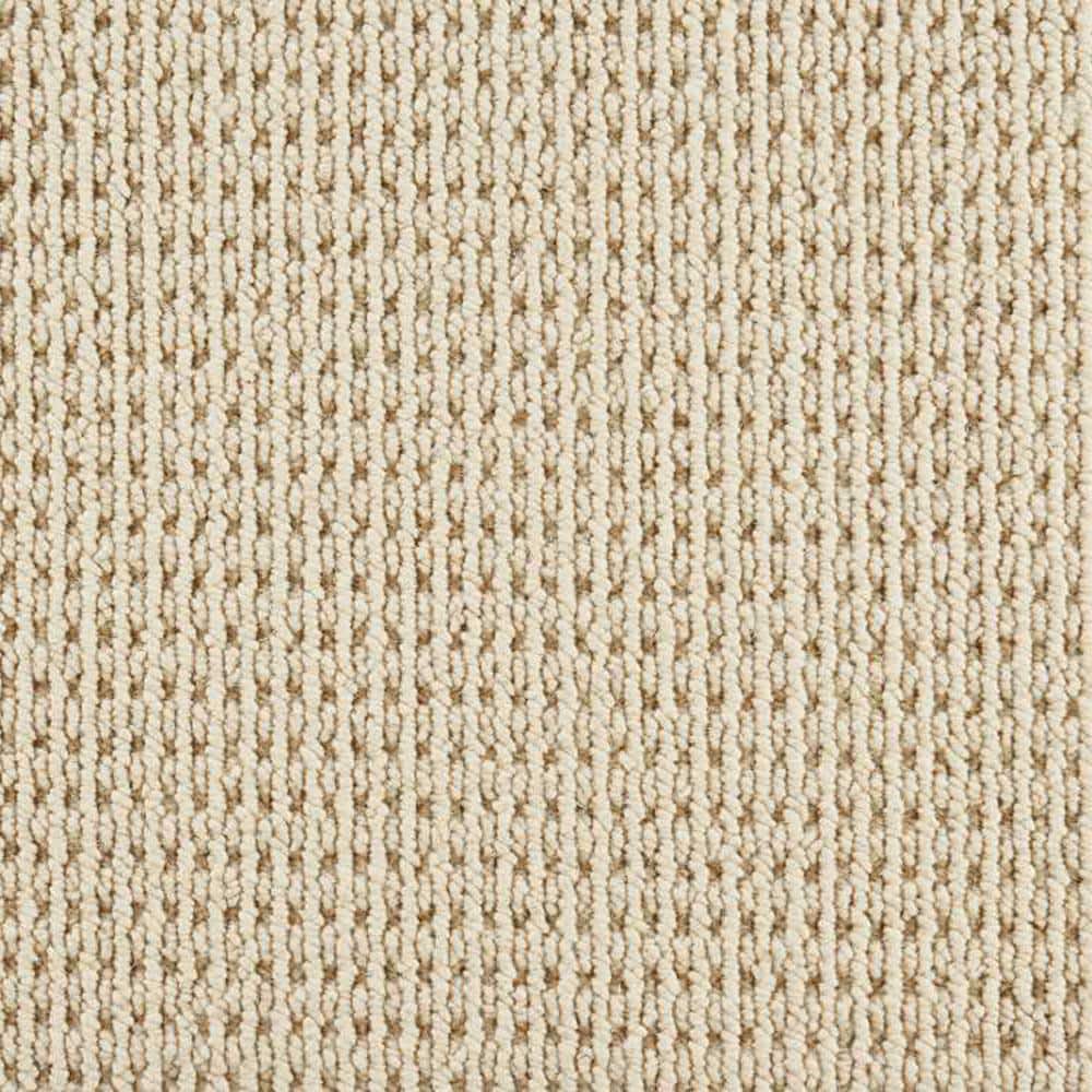 Natural Harmony 6 in. x 6 in. Loop Multi Level Carpet Sample - Embrace ...
