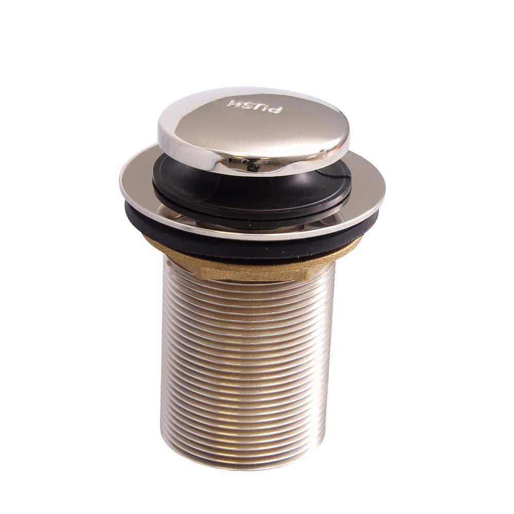 Barclay Products 2 in. Extended Push Button Tub Drain, Polished Nickel ...