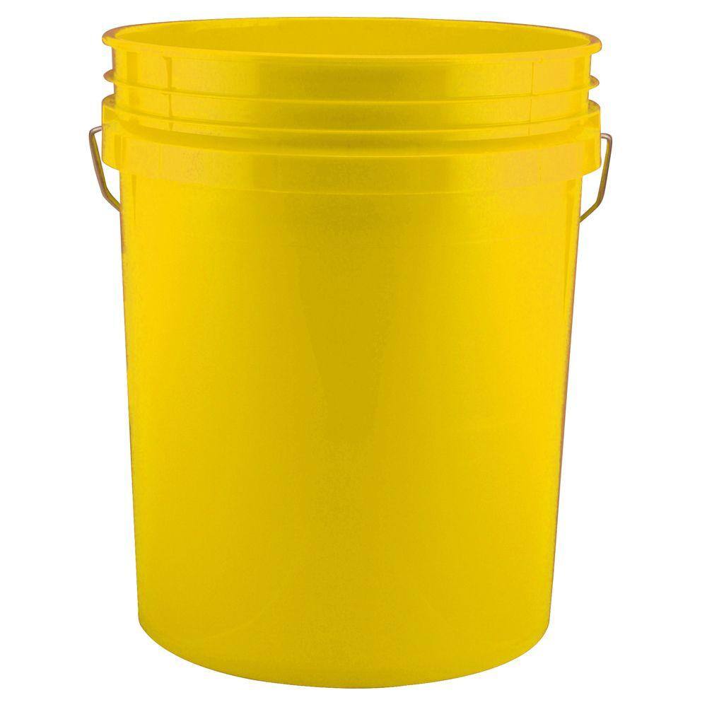 Leaktite 5-Gal. Yellow Bucket (Pack of 3) 209335