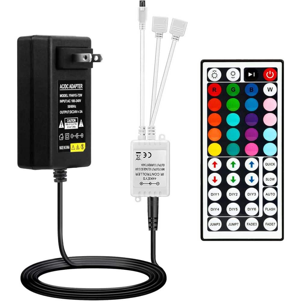 Vrbgify 44 Keys IR Remote Controller and Rectifier Control Box and DC ...