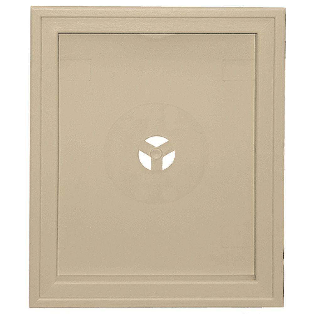 Builders Edge Large Recessed Mounting Block #013-Light Almond ...