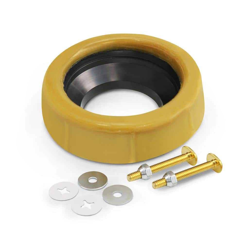 PLUMBFLEX Extra Thick Toilet Wax Ring Kit, Toilet Gasket with Flange ...