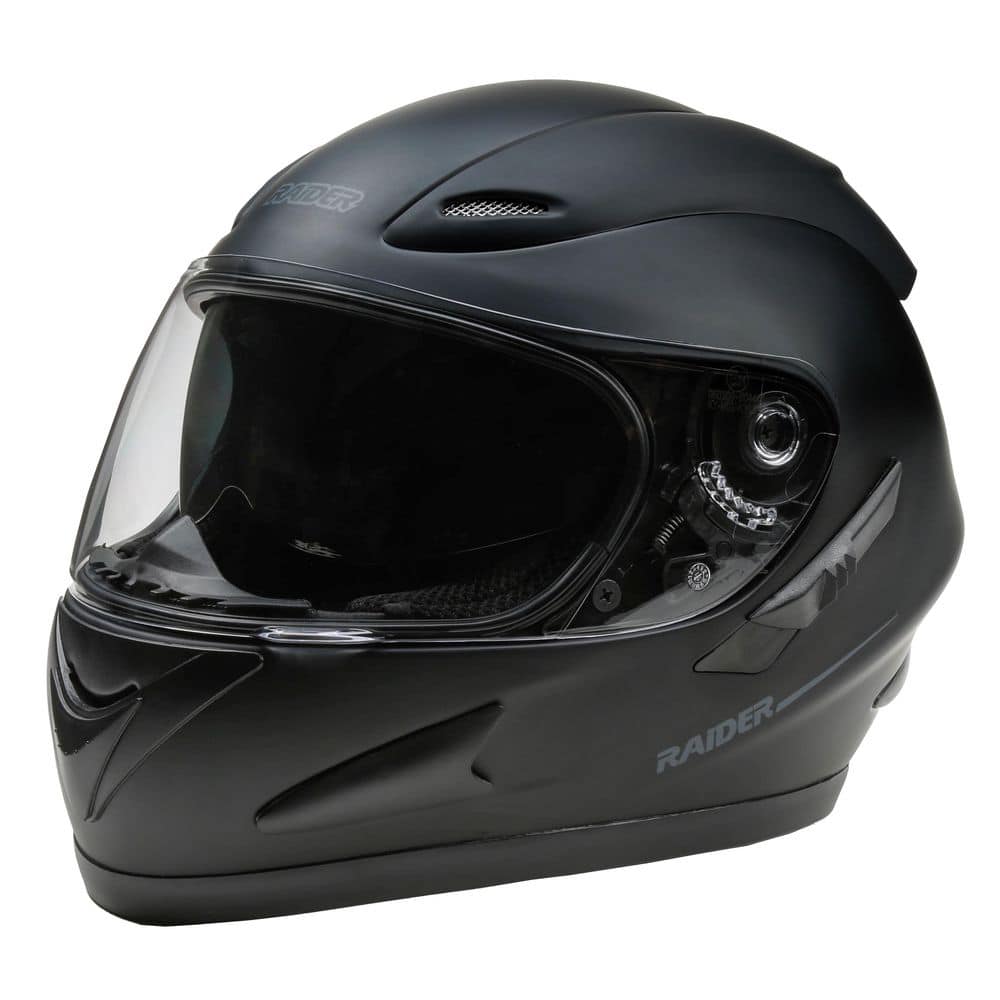 RAIDER OCTANE V2 FULL FACE HELMET BLACK-LG 5550615 - The Home Depot