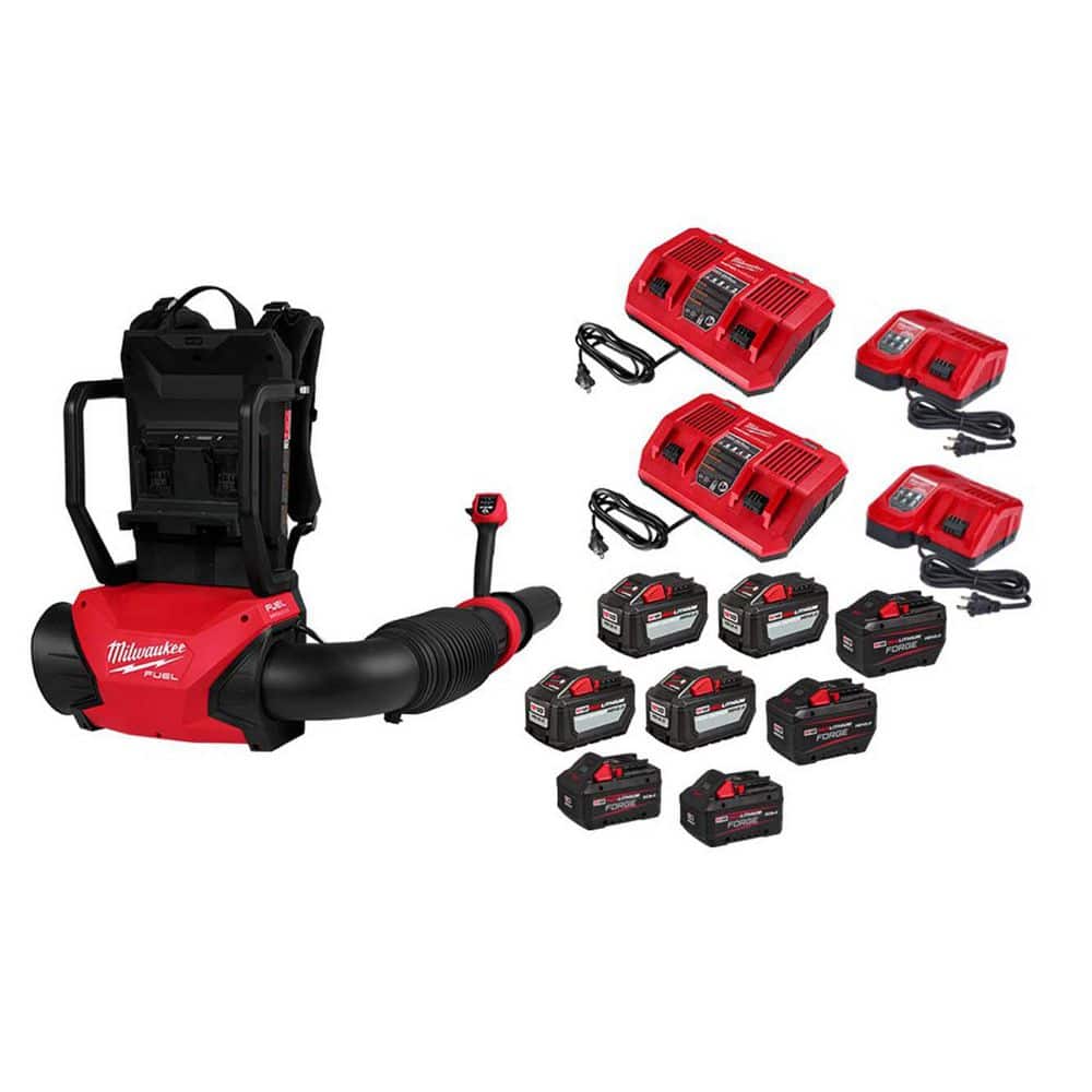 Milwaukee M18 FUEL 18V Brushless Cordless Dual Battery Backpack Blower ...