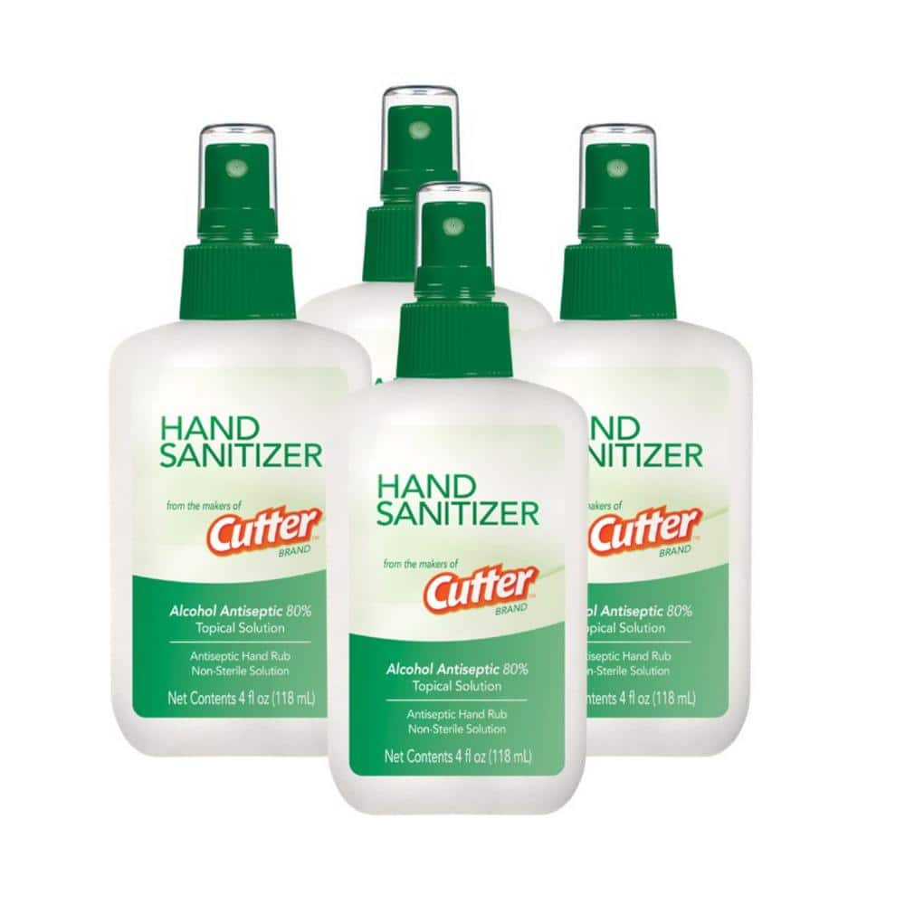 Cutter 4 oz. Hand Sanitizer Bundle (4-Pack) HG-96979V - The Home Depot