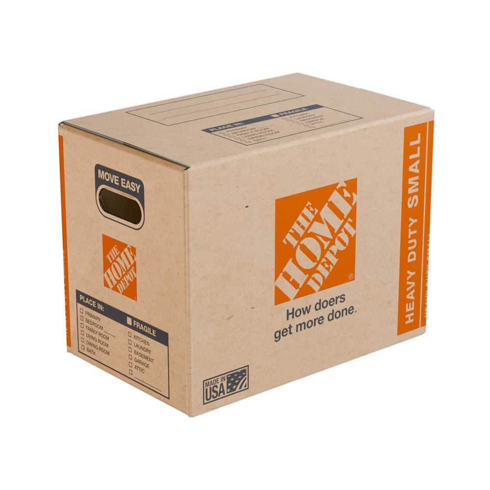 The Home Depot 16 in. L x 10 in. W x 12 in. D Heavy-Duty Small Moving ...