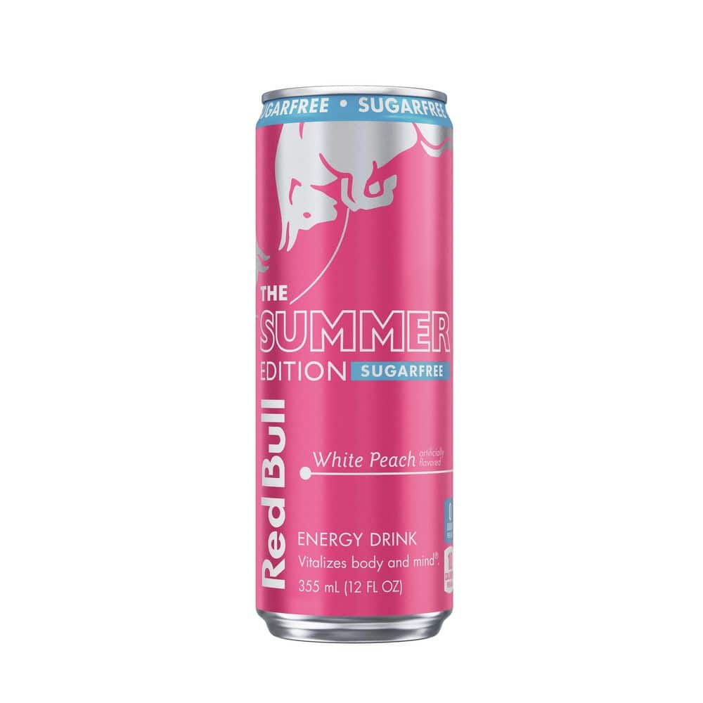 Red Bull RedBull Sugar Free White Peach 12 fl. oz. Can RB246686 - The ...