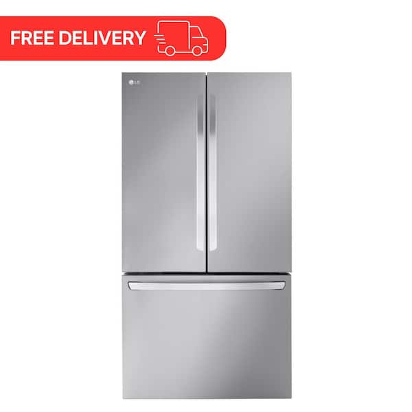 LG 32 cu. ft. Smart Standard-Depth MAX French Door Refrigerator with ...