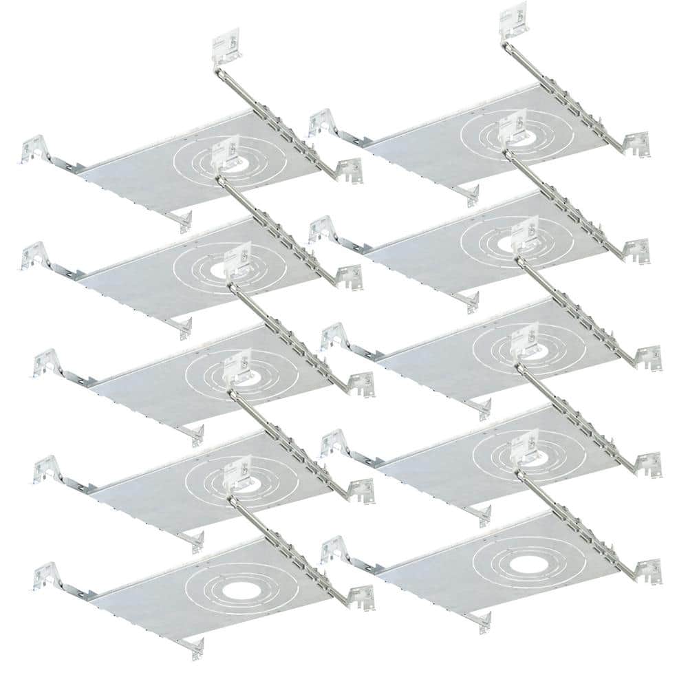 RUN BISON 10-Pack New Construction Mounting Plate For 3 in./4 in. /6in ...