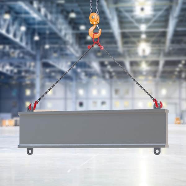 VEVOR Chain Sling, 3/8 in. x 10 ft. Lifting Chains with Hooks, G80 ...