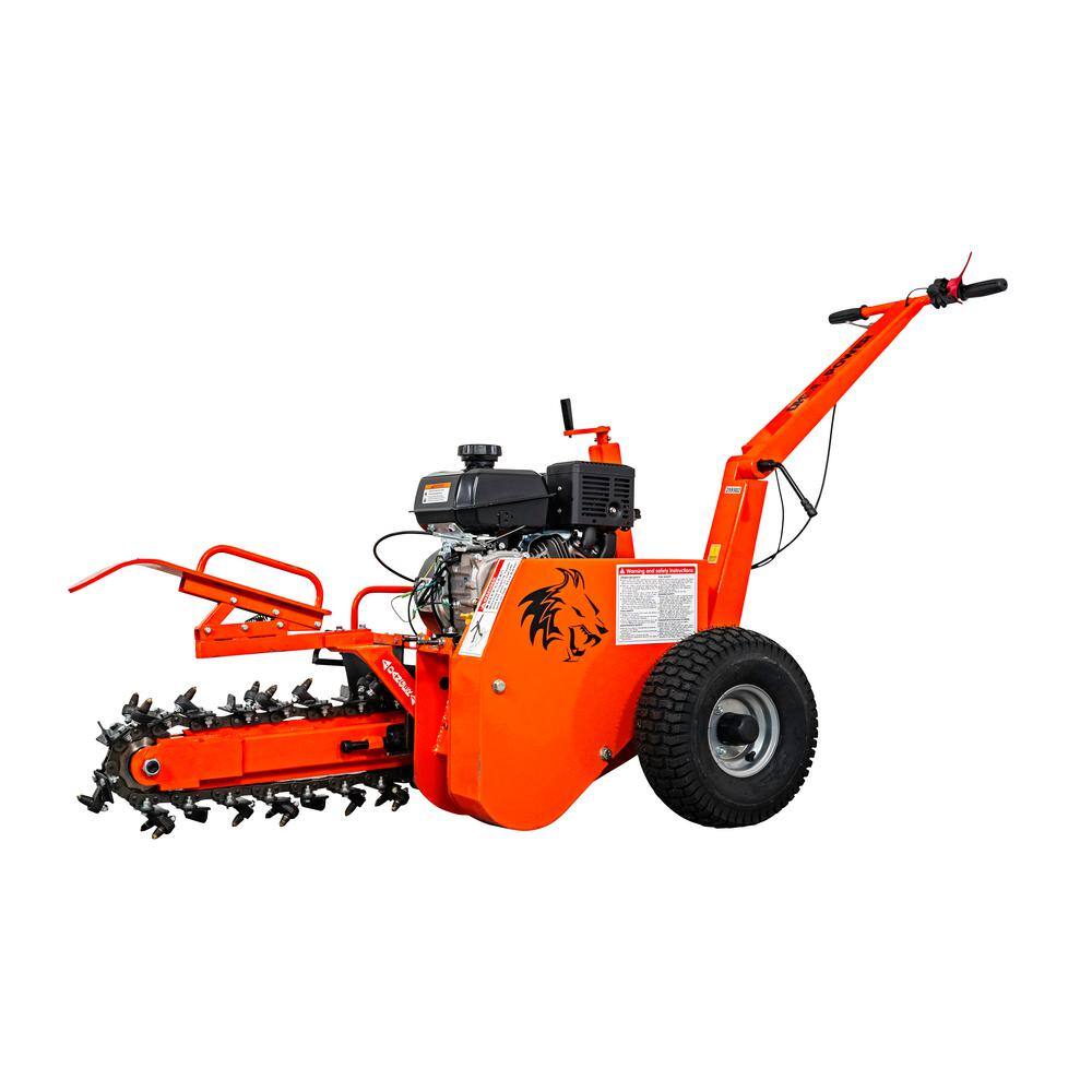 DK2 18 in. 7 HP Gas Powered Kohler Engine Certified Commercial Trencher ...