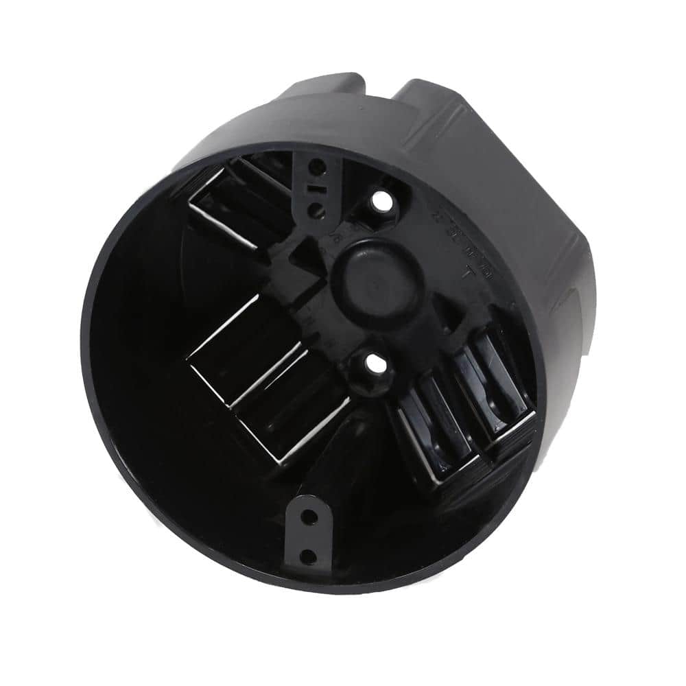 Cantex New Work 20 cu. in. Deep Round Electrical Ceiling Fan Box with ...