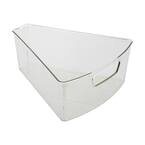 Kitchen Details Clear Triangular Lazy Susan Organizer Bins (2-Pack ...