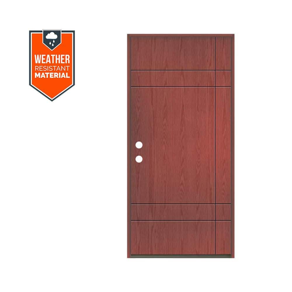 Krosswood Doors SUMMIT Modern 36 in. x 79 in. Right-Hand/Inswing 10 ...