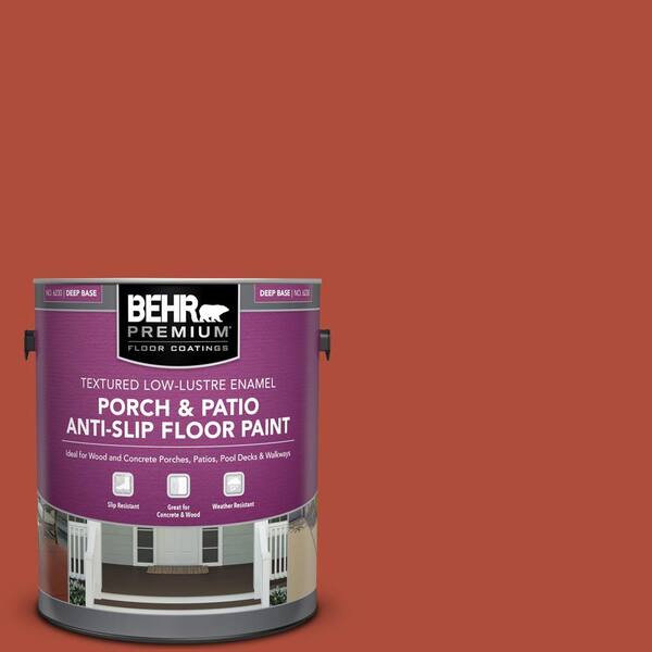 BEHR PREMIUM 1 gal. #MQ4-35 Torch Red Textured Low-Lustre Enamel ...