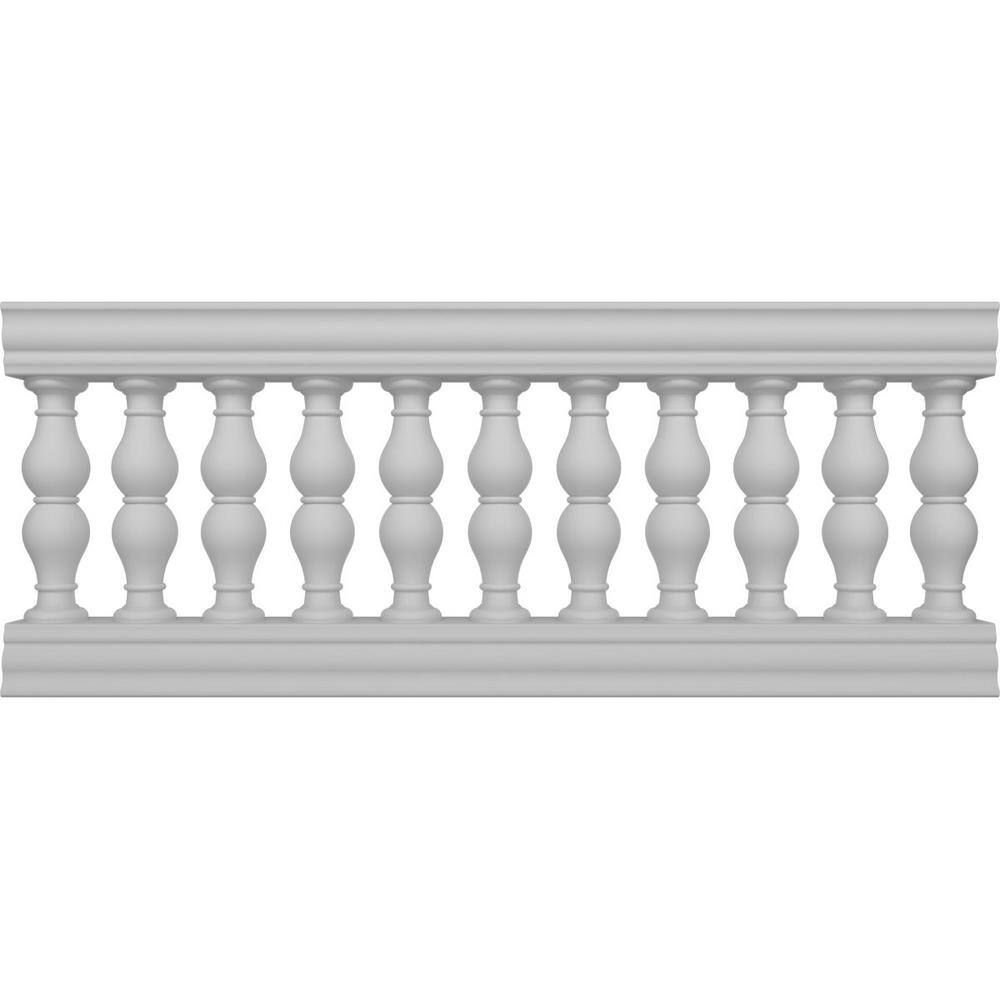 Ekena Millwork Fiberthane Avalon Balustrade 72 in. L x 32 in. H ...