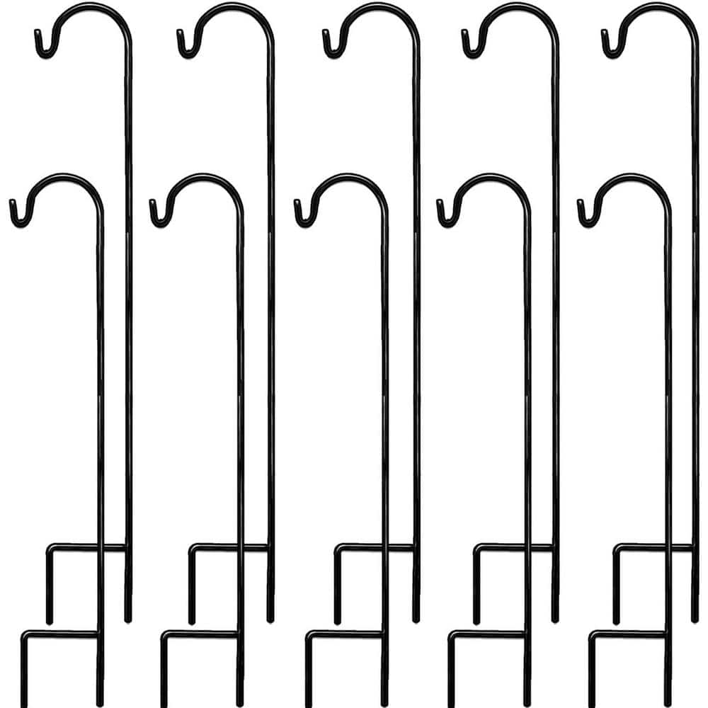 Ashman Online Shepherd Hook 48 in. 10-Pack Shep48Hook10pk10MMBlk - The ...