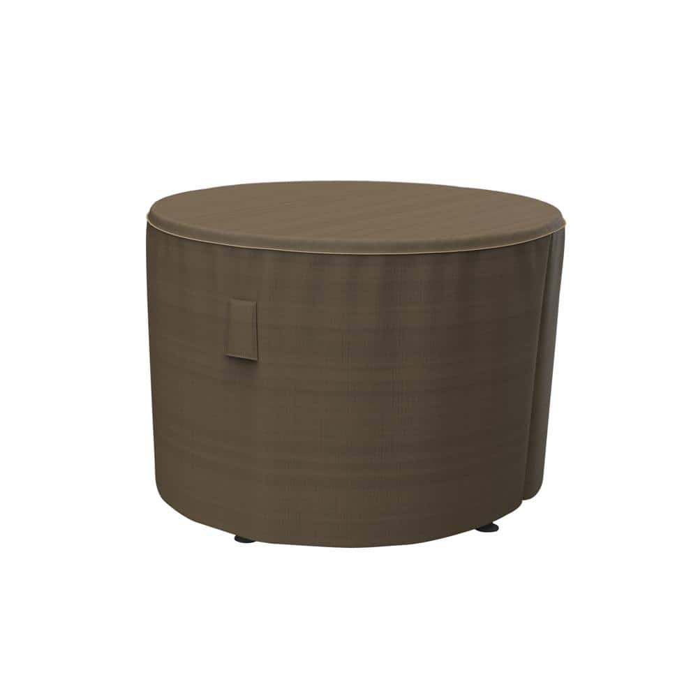 Budge StormBlock Hillside Extra Small Black and Tan Round Patio Table ...
