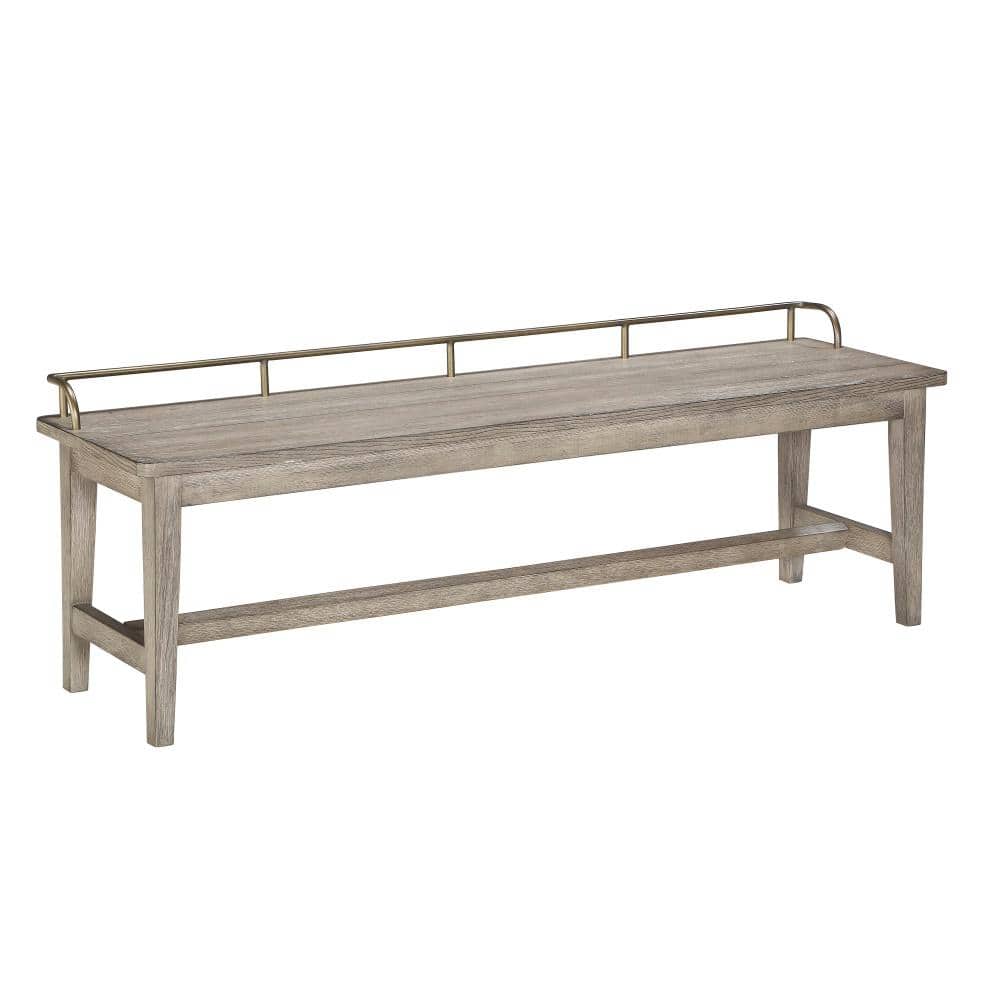 Steve Silver Ryan Smoke Oak Dining Bench RR500BN - The Home Depot