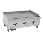 Magic Chef 36 in. Commercial Natural Gas Manual Countertop Griddle in ...