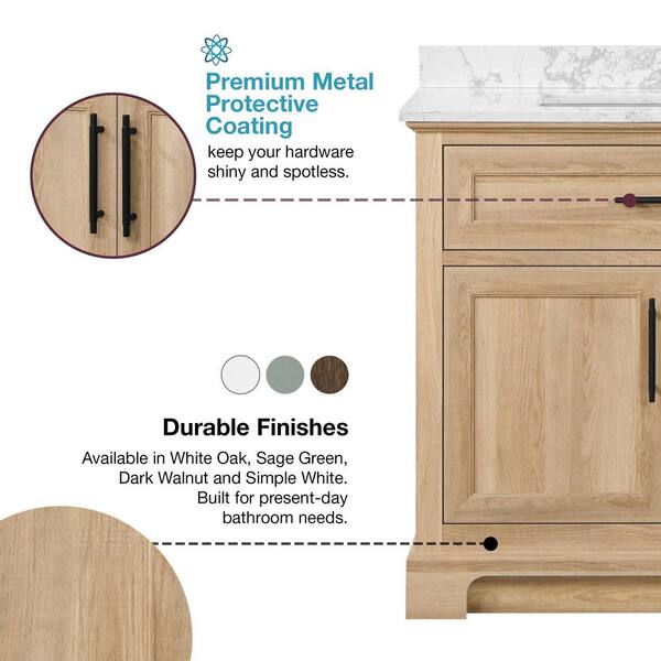 Home Decorators Collection Doveton 36 in. Single Sink Freestanding ...