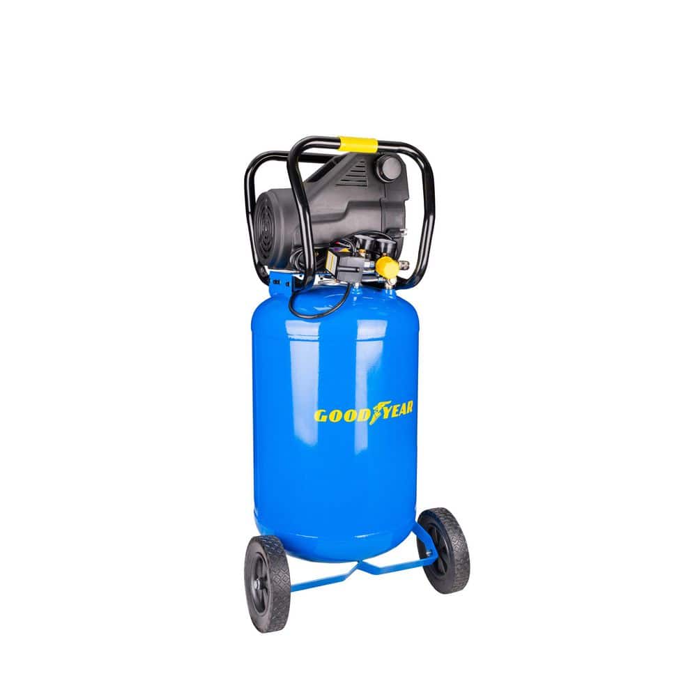 Goodyear 20 gal. 165PSI Verticle Portable Electric Air Compressor ...