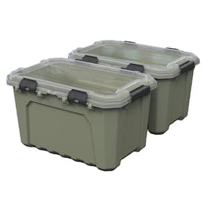 Husky 0.8 Gal. Professional Duty Waterproof Storage Container with ...
