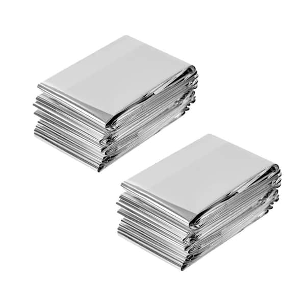 Augbeer Silver 83 in. x 51 in. Durable Mylar Film Sheets with High ...