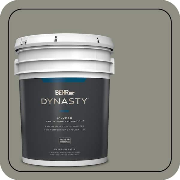 BEHR DYNASTY 5 gal. #N370-5 Incognito Satin Enamel Exterior Stain ...