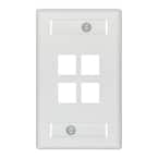 Leviton White 2-Gang Audio/Video Wall Plate (1-Pack) 42080-6WP - The ...