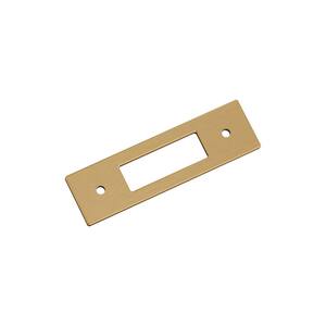 Amerock Medora 10-1/16 in. Center-to-Center Rectangle Satin Nickel Pull ...