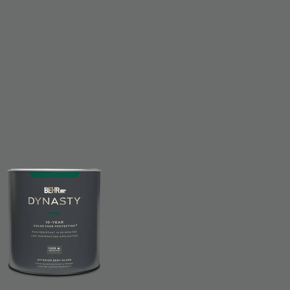 BEHR DYNASTY 1 Qt 770F 5 Dark Ash Semi Gloss Exterior Stain Blocking BEHR DYNASTY 1 Qt 770F 5 Dark Ash Semi Gloss Exterior Stain Blocking