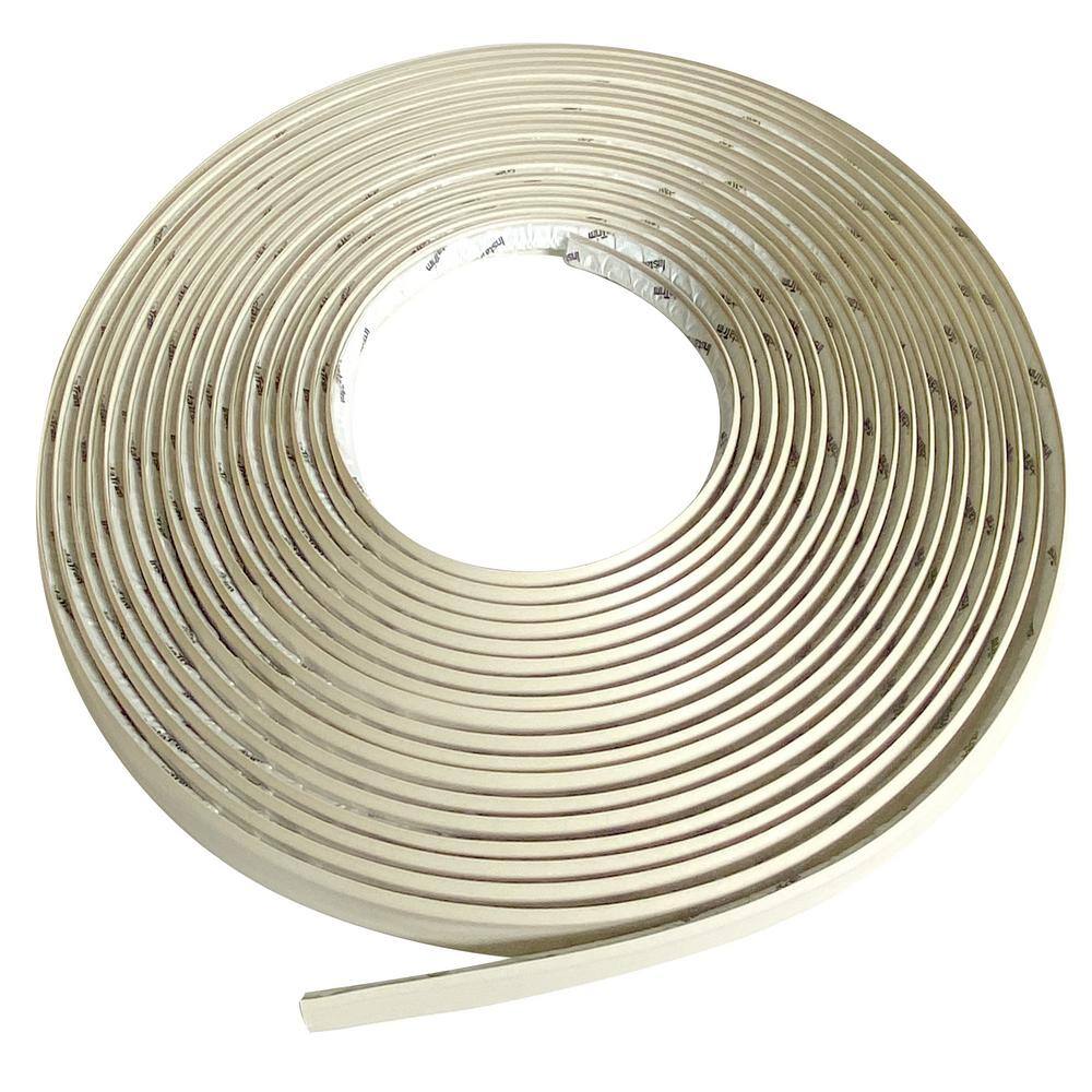 InstaTrim 3/4 in. x 50 ft. Ivory PVC Inside Corner Self-adhesive ...
