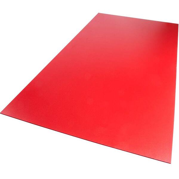Palight ProjectPVC 24 in. x 48 in. x 0.236 in. Foam PVC Red Sheet ...