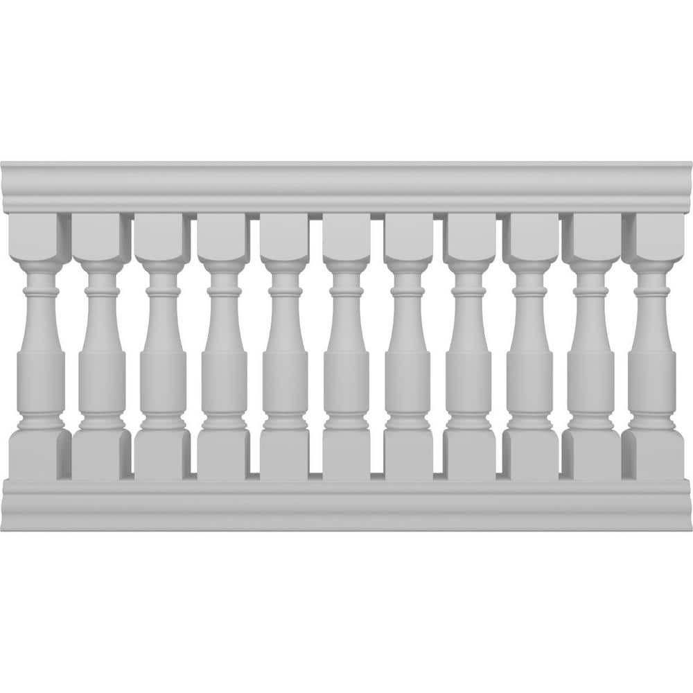Ekena Millwork Fiberthane Hamilton Balustrade 72 in. L x 42 in. H ...