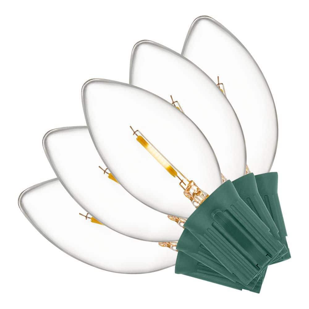 Reviews for Home Accents Holiday 50 Vintage Warm White C9 LED Lights ...