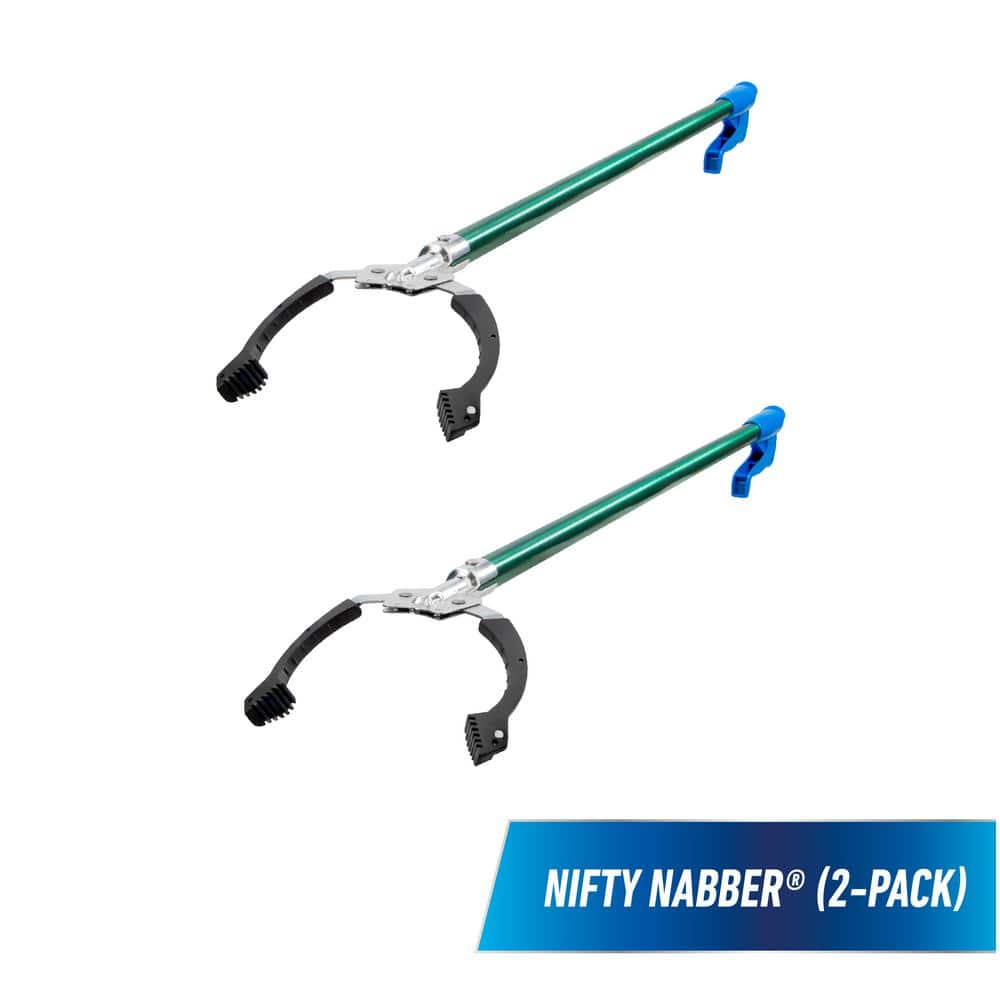 Unger 36 in. Nifty Nabber Trash Picker and Litter Grabber Tool ...