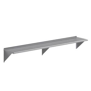Shelf With Brackets - Wall Mounted Shelves - The Home Depot