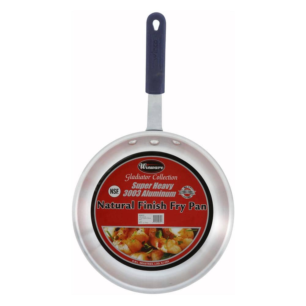 Winco Gladiator 14 in. Aluminum Non-stick Frying Pan with Sleeve AFP ...