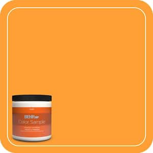 BEHR PREMIUM PLUS 8 oz. #P250-7 Blazing Bonfire Semi-Gloss Interior ...