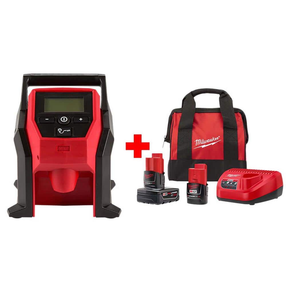 Reviews for Milwaukee M12 12-Volt Lithium-Ion Cordless Compact Inflator ...