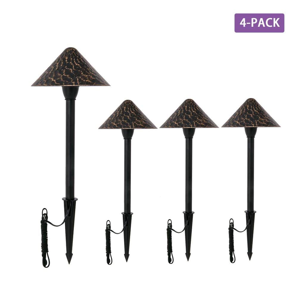 Sofiton 3-Watt Low Voltage Bronze Hardwired Integrated LED Weather ...